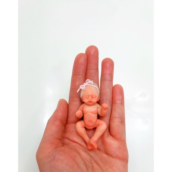 Toys | Ooak Miniature Polymer Clay Baby Doll 25 In | Poshmark